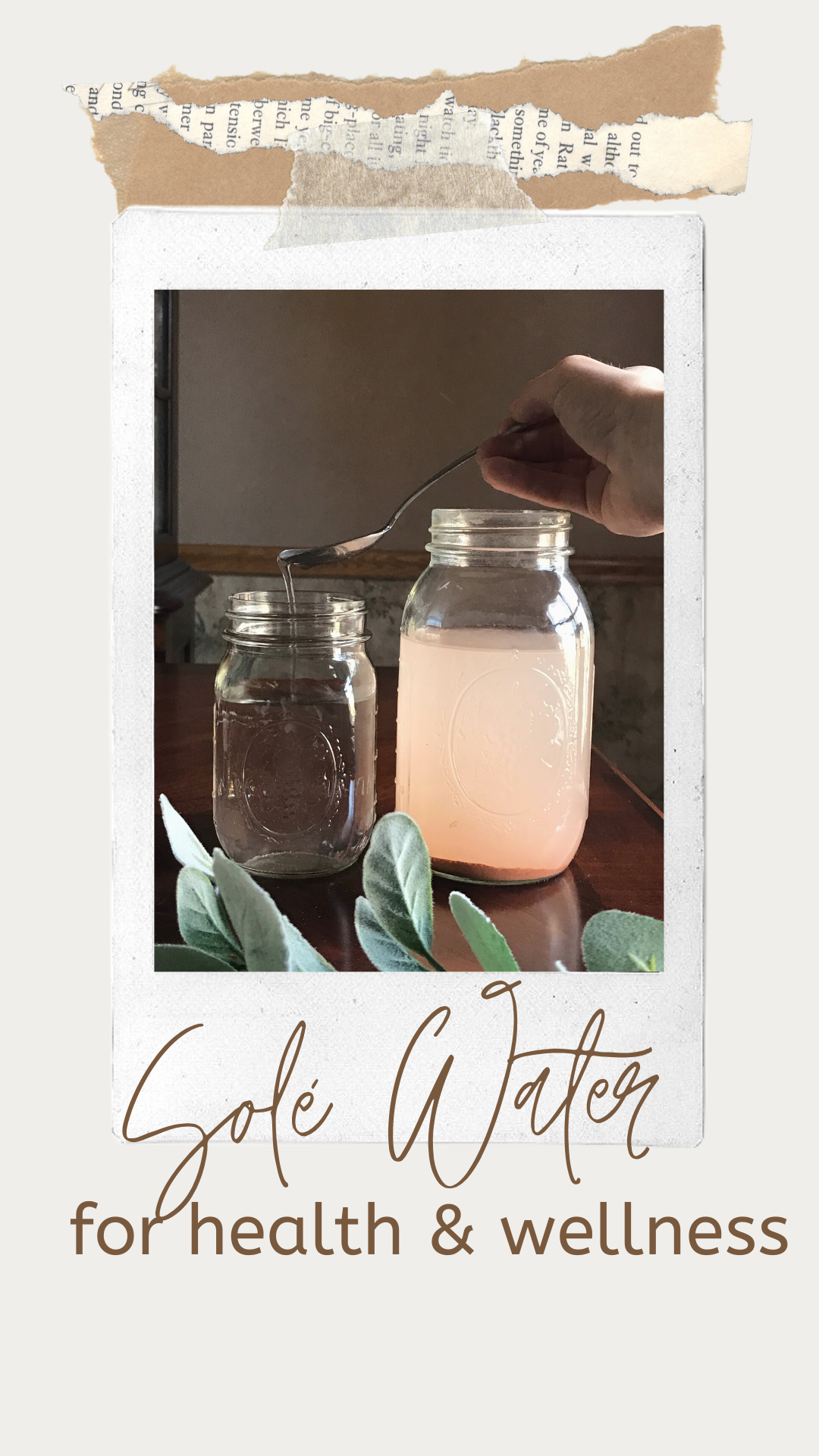 How to Make Solé Water for Health and Wellness | Lovedbykait
